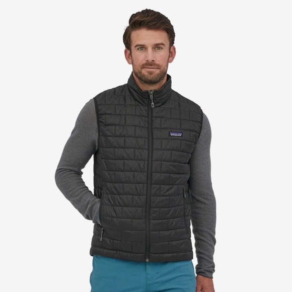 Patagonia | Jackets & Coats | Patagonia Nano Puff Vest Jacket In Black ...